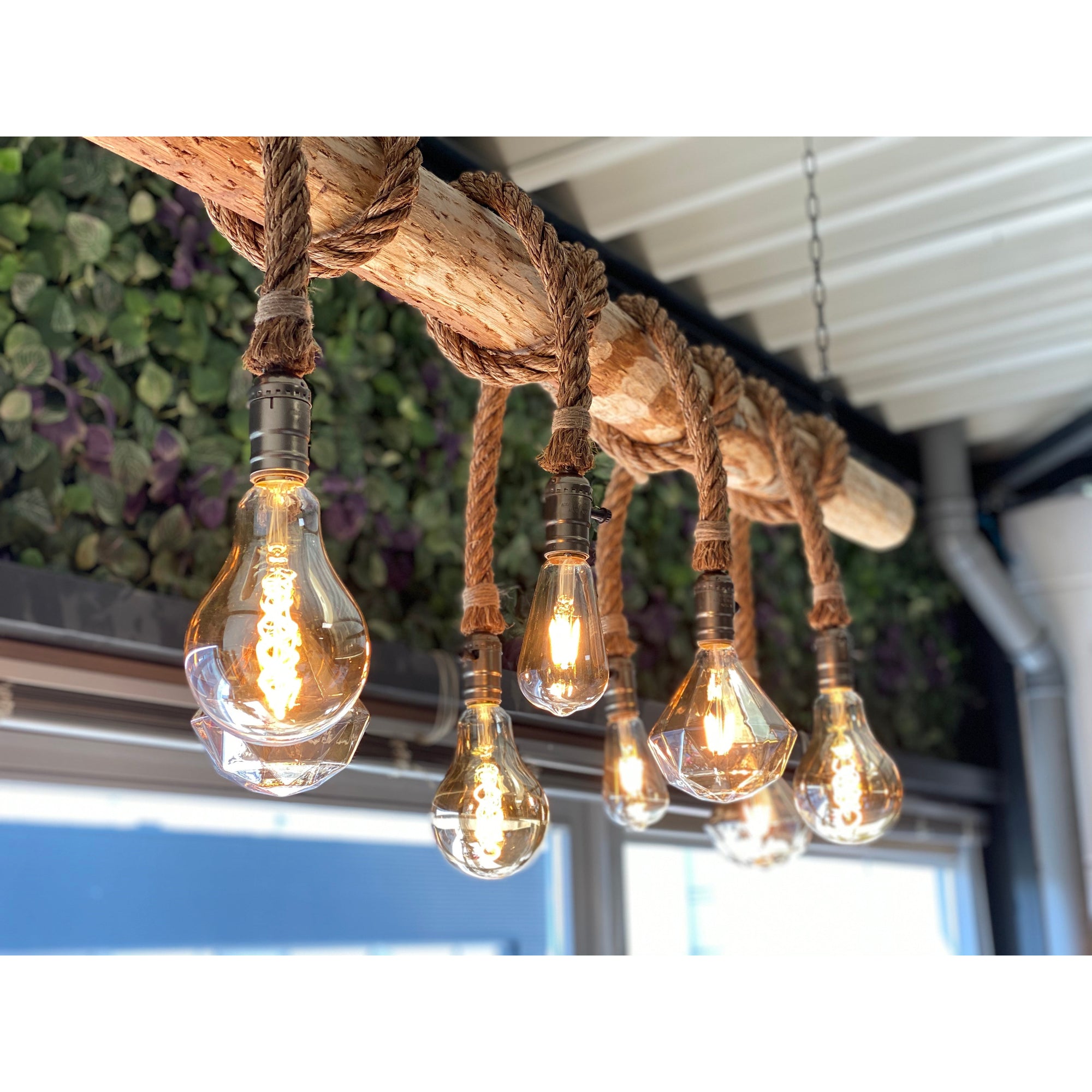 Tree trunk rope lamp | Compose yourself now! – Touwlampshop